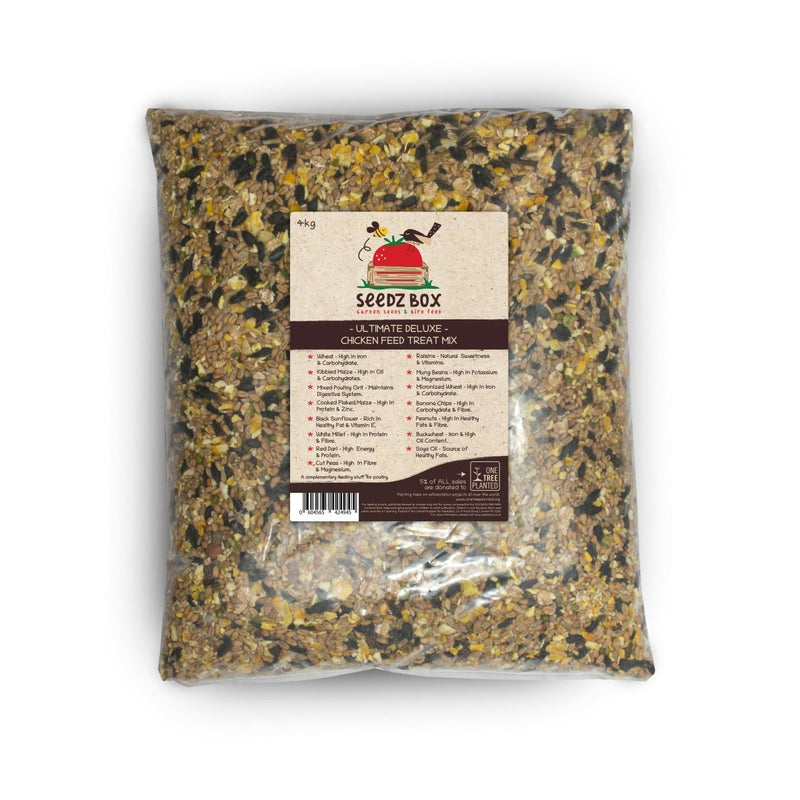 Chicken Food - Poultry Feed Treat Mix For Chickens | Seedzbox